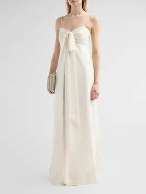 Cinq À Sept Amberly Bow Gown