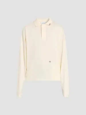 Rhude Fontaine Oversized Long-sleeve Polo Shirt