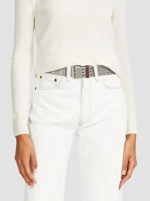 Isabel Marant Étoile Fatsa Eyelet Cotton Belt - Khaki