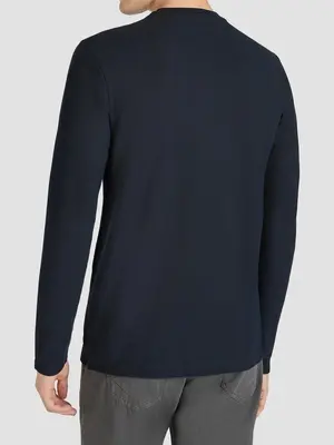 SLOWEAR Ice Long-sleeve Cotton Crewneck T-shirt