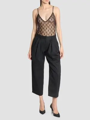 Isabel Marant Étoile Janice Wool Crop Trousers
