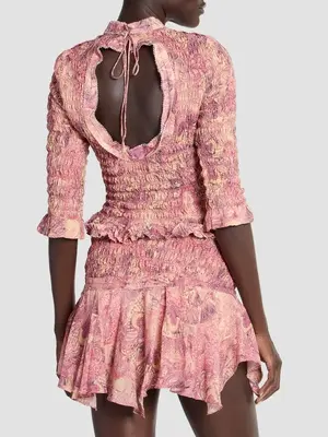 Isabel Marant Étoile Carola Floral Silk Blouse