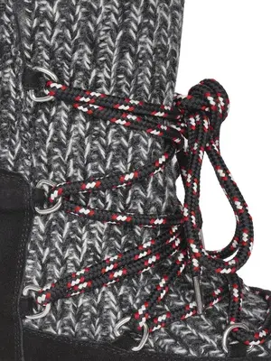 Isabel Marant Étoile Nowles 40mm Shearling-lined Wool Platform Boots