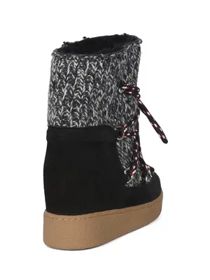 Isabel Marant Étoile Nowles 40mm Shearling-lined Wool Platform Boots