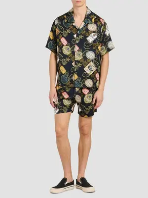Rhude Vin Bandana Print Pj Shorts