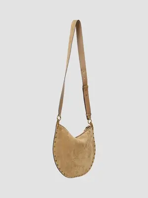 Isabel Marant Étoile Oskan Soft Zipped Suede Shoulder Bag