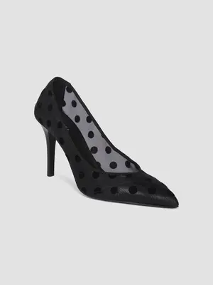 Isabel Marant Étoile Pristy 90mm Polka-dotted Mesh Pumps