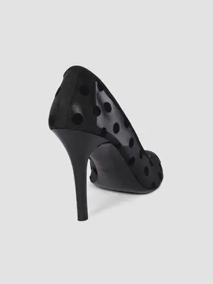 Isabel Marant Étoile Pristy 90mm Polka-dotted Mesh Pumps
