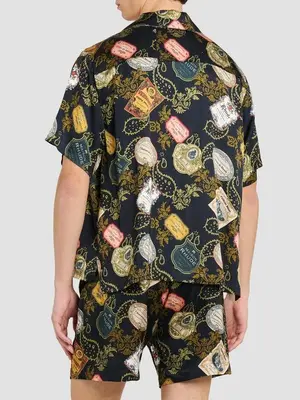 Rhude Vin Bandana-print Camp Shirt