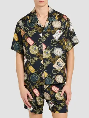 Rhude Vin Bandana-print Camp Shirt