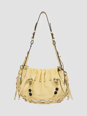 Isabel Marant Étoile Bolton Leather Shoulder Bag - Butter