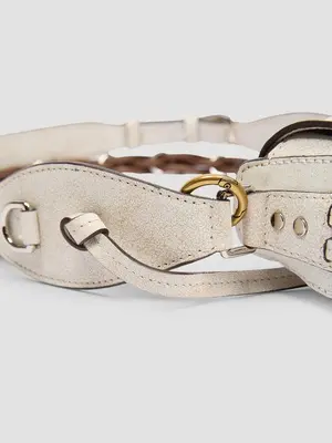 Isabel Marant Étoile Bolton Leather Shoulder Bag - Chalk