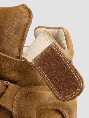 Isabel Marant Étoile Bekett High-tope Suede Wedge Sneakers