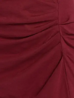 Isabel Marant Étoile Nadela Cotton Draped Midi-dress - Dark Burgundy