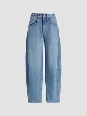 Isabel Marant Étoile Oriane Barrel Mid-rise Jeans