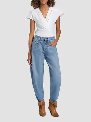 Isabel Marant Étoile Oriane Barrel Mid-rise Jeans