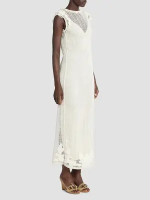 Isabel Marant Étoile Delvine Cotton Lace Slipdress