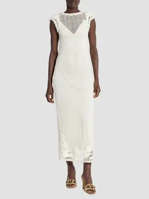 Isabel Marant Étoile Delvine Cotton Lace Slipdress