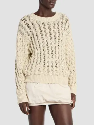Isabel Marant Étoile Aurelys Cotton Crewneck Sweater