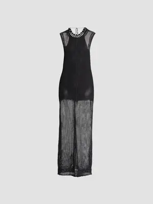 Isabel Marant Étoile Metaya Cotton-blend Mesh Maxi Dress