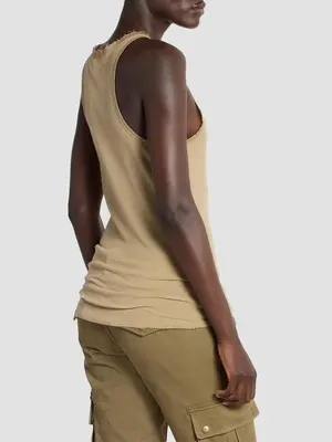 Isabel Marant Étoile Helma Frayed-trim Silk Top