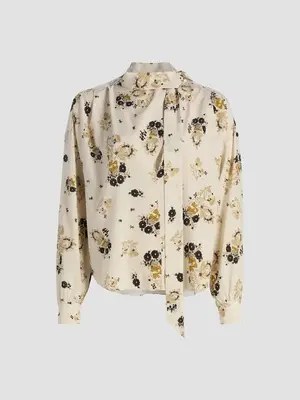 Isabel Marant Étoile Fedry Floral Silk Shirt