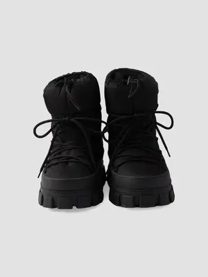Prada Re-nylon Gabardine Après Ski Booties
