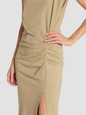 Isabel Marant Étoile Nadela Cap-sleeve Cotton Midi-dress