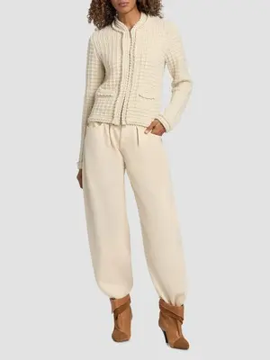 Isabel Marant Étoile Hortense Quilted Wool-alpaca Cardigan