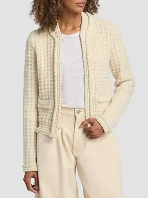 Isabel Marant Étoile Hortense Quilted Wool-alpaca Cardigan