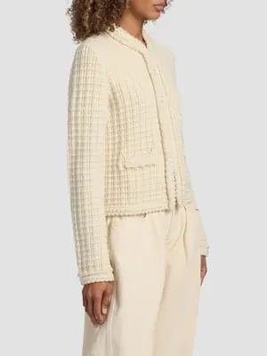 Isabel Marant Étoile Hortense Quilted Wool-alpaca Cardigan