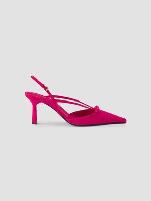 Prada Suede Slingback Pumps - Pink