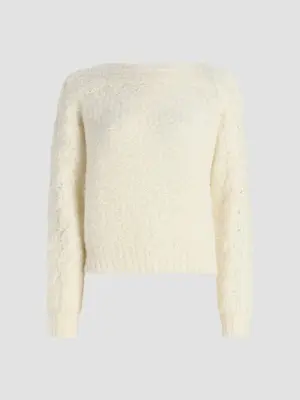 Isabel Marant Étoile Ponara Wool-blend Sweater - Ecru