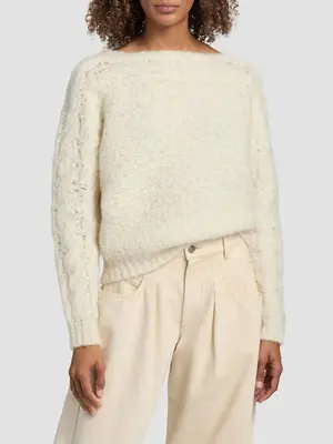 Isabel Marant Étoile Ponara Wool-blend Sweater - Ecru