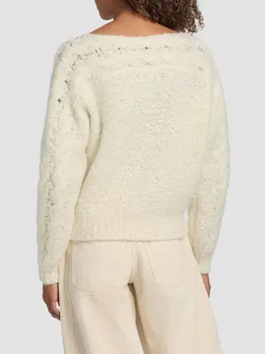 Isabel Marant Étoile Ponara Wool-blend Sweater - Ecru