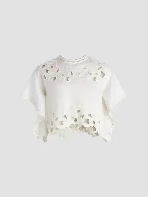 Isabel Marant Étoile Relda Embroidered Top - White