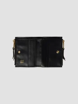 Miu Miu Small Wallet In Matelassé Nappa Leather