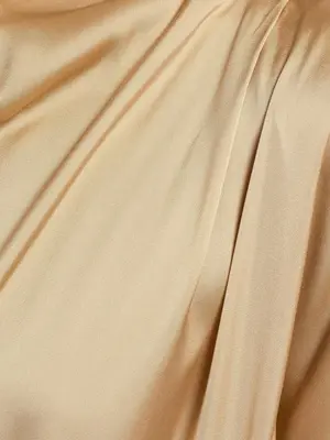 Isabel Marant Étoile Neline Draped Satin Shirtdress