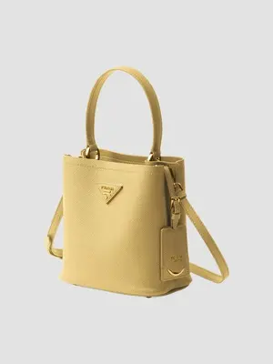 Prada Panier Saffiano Leather Bucket Bag