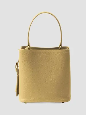 Prada Panier Saffiano Leather Bucket Bag