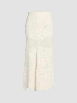 Isabel Marant Étoile Sanaya Cotton Lace Maxi Skirt - Ecru