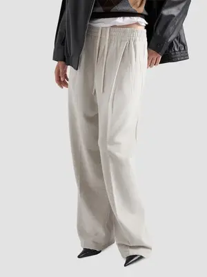Prada Cotton Fleece Pants - Grey