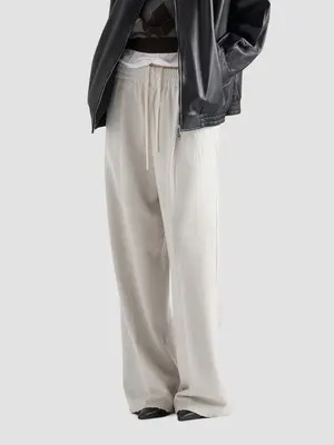 Prada Cotton Fleece Pants - Grey