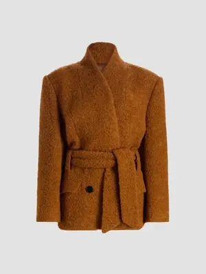 Isabel Marant Étoile Syndra Wool-blend Belted Jacket