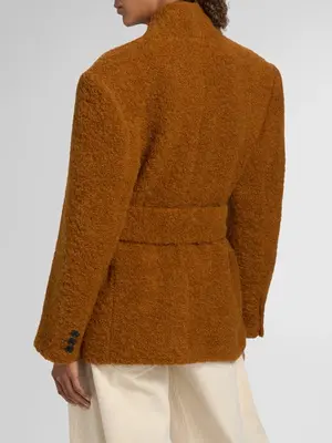 Isabel Marant Étoile Syndra Wool-blend Belted Jacket