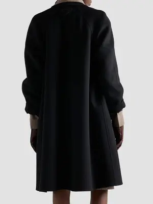 Prada Single-breasted Double Cashmere And Wool Coat