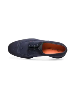 Santoni Easy Suede Brogues
