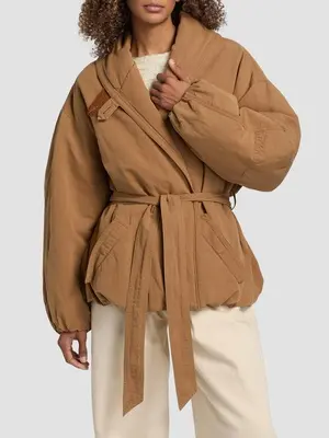 Isabel Marant Étoile Volinda Cotton-linen Belted Coat