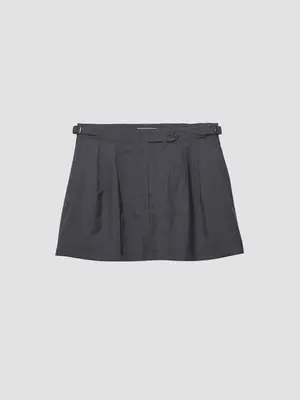 Prada Light Mohair Mini Skirt