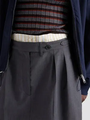 Prada Light Mohair Mini Skirt